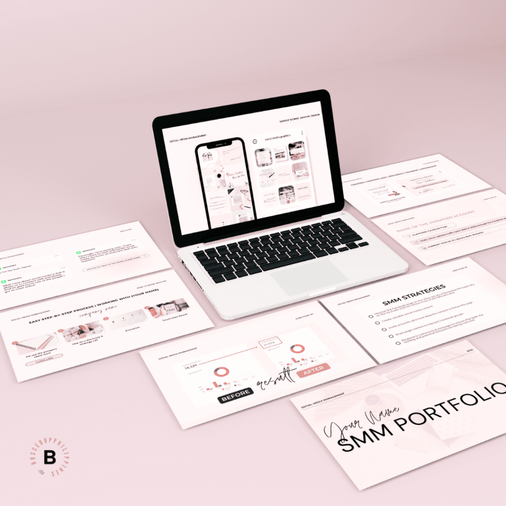 SMM Online Portfolio Template - Bossed Up PH