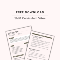 SMM Curriculum Vitae (CV Template) - Bossed Up PH